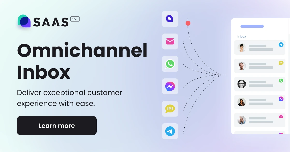 Improve Customer Satisfaction with the Omnichannel Inbox - SAAS First